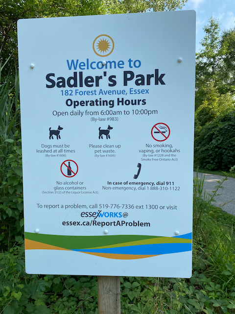 Sadler’s Park – Essex County Nature